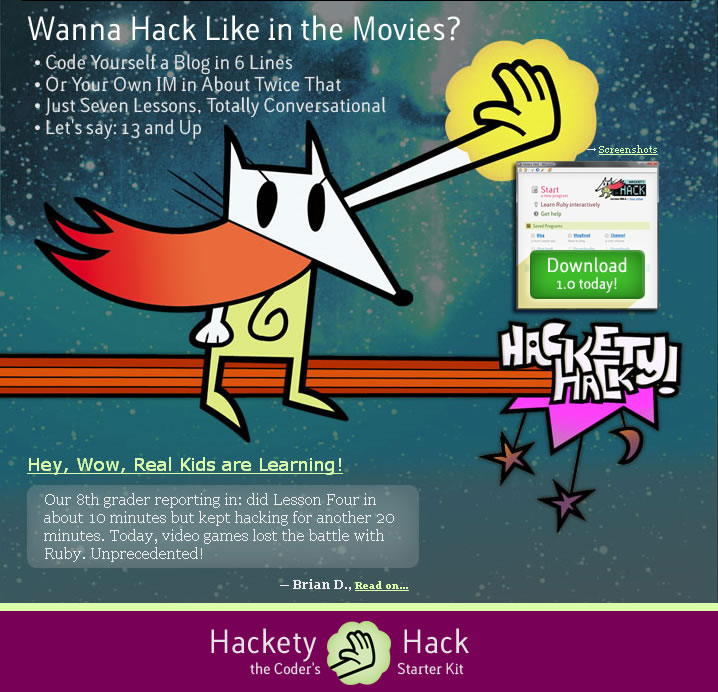 Programación para niños: Hacketyhack, Small Basic, Scratch, Alice ...